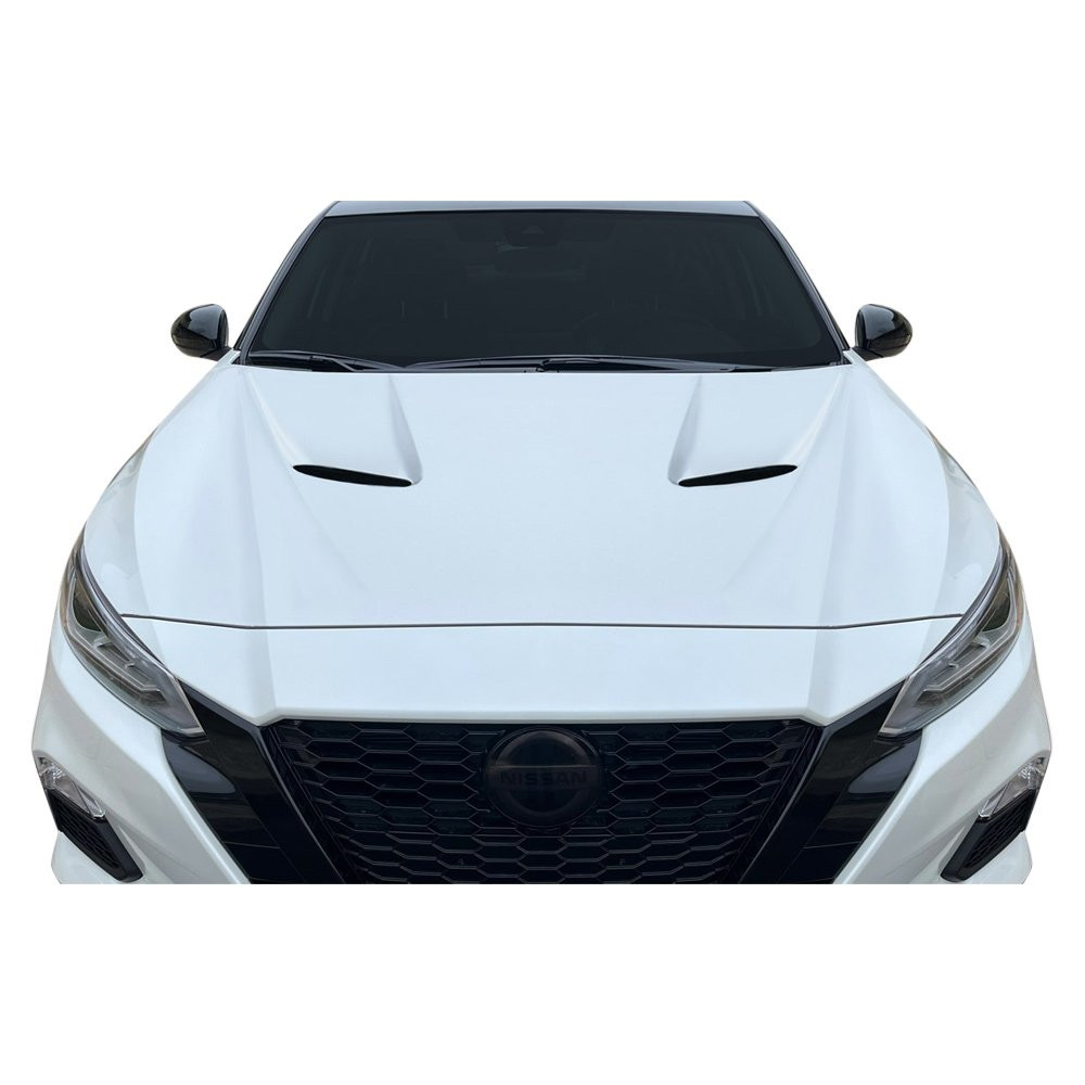 Nissan Altima Custom Hood Panels - Fiberglass, Carbon Fiber | CARiD