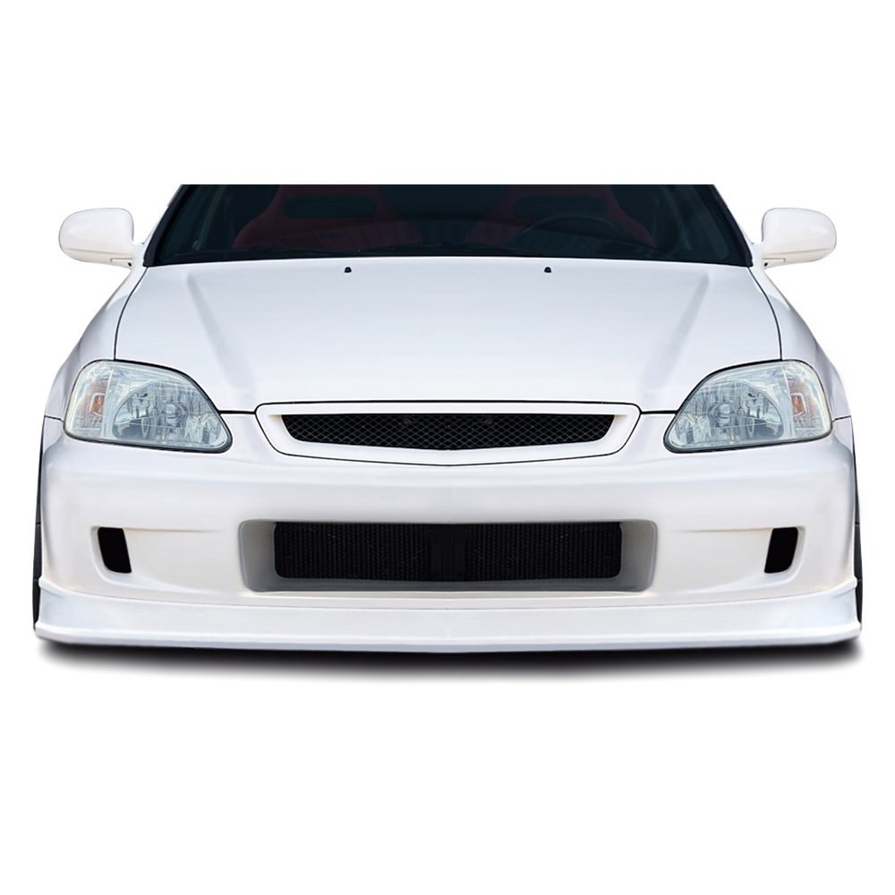 Duraflex® 119182 - Joker Style Fiberglass Front Bumper Cover (Unpainted)