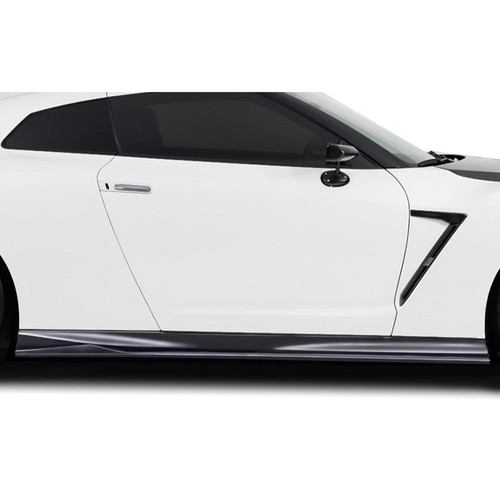 Duraflex® 119389 - Vantix Style Fiberglass Side Skirts (Unpainted)