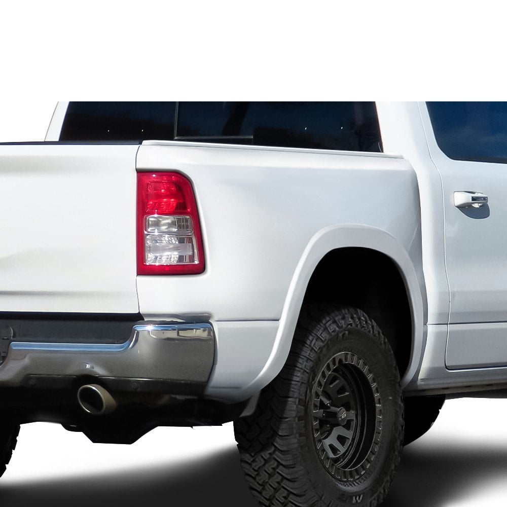 Duraflex® 119843 - 4" Bulge Style Fiberglass Rear Fenders (Unpainted)