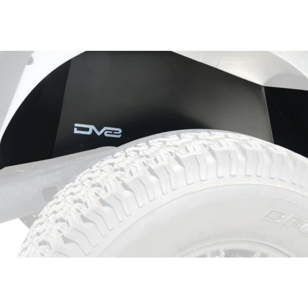DV8 Offroad® INFEND-01RB - Black Powder Coat Rear Inner Fenders