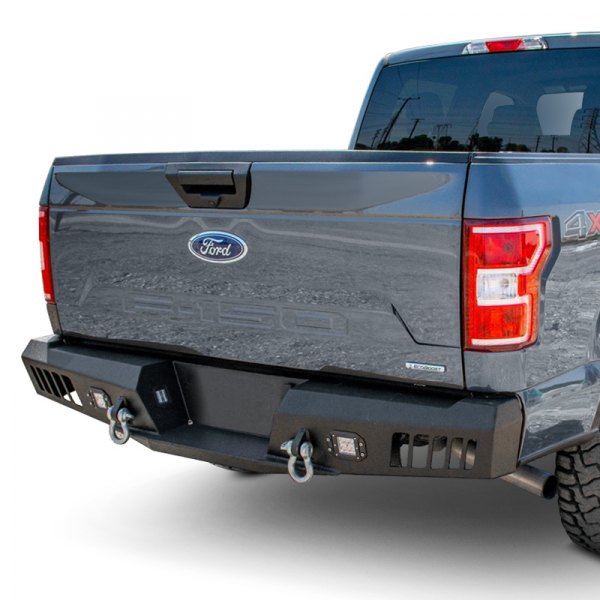 DV8 Offroad® RBFF1-02 - RB-02 Full Width Black Powder Coated Rear HD Bumper