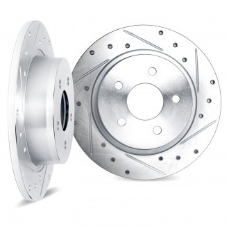 Ford Flex Brake Rotors | Front, Rear | Slotted, Drilled — CARiD.com