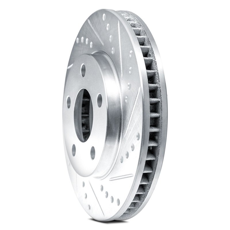 Dynamic Friction Company® 640-32019 - Premium Dimpled and Slotted Front ...