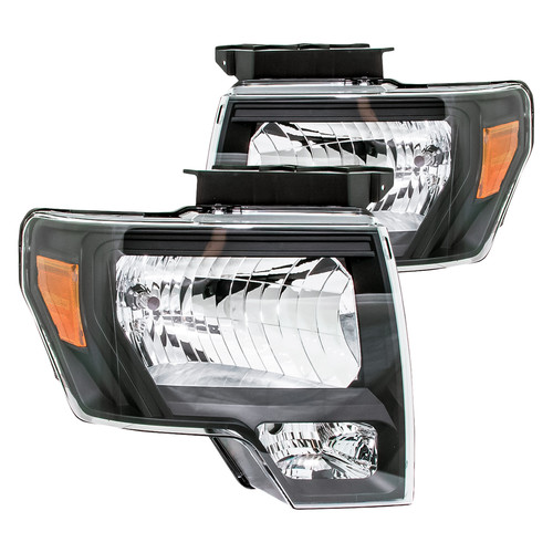 Eagle Eyes® FR560-B1A12-SD6V - Driver and Passenger Side Black Euro ...