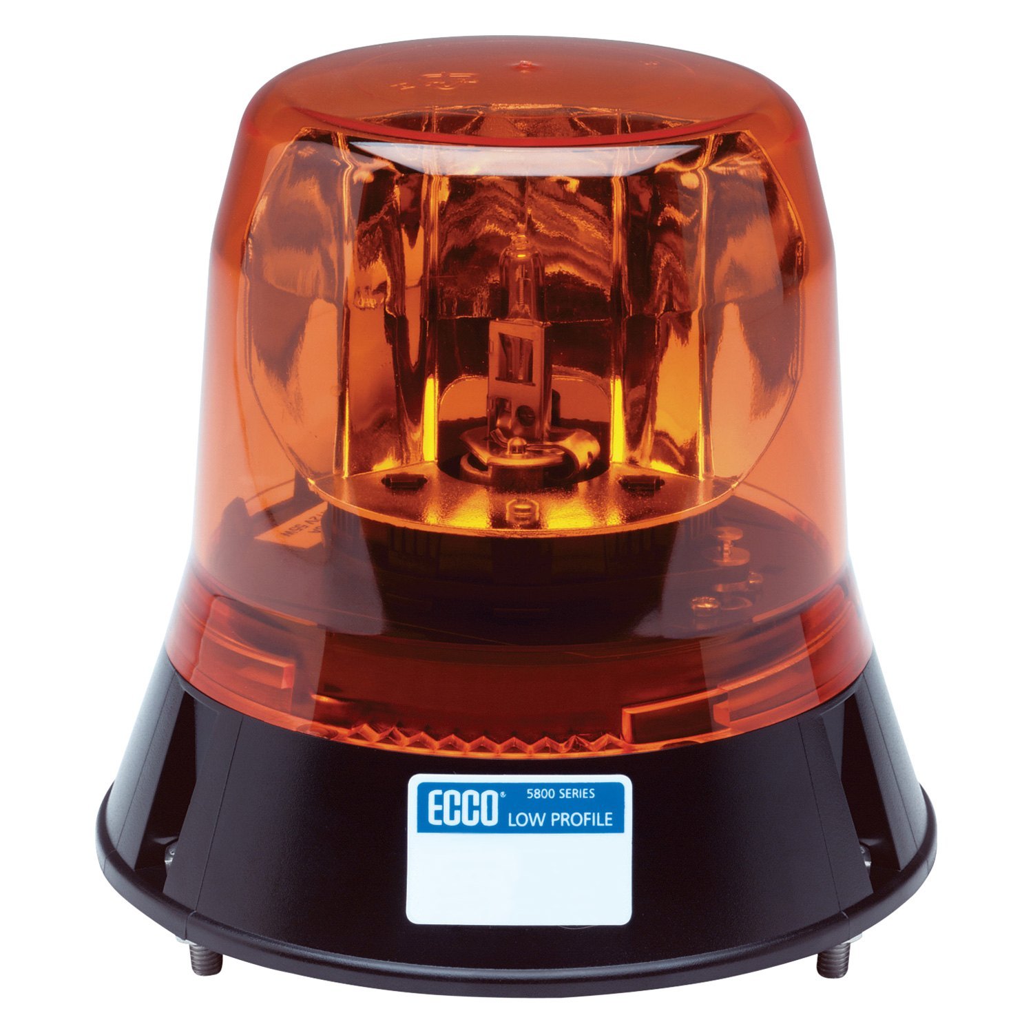 ECCO® 5813A - 5.7" 5800 Series 3-Bolt Mount Low Profile Rotating Amber ...