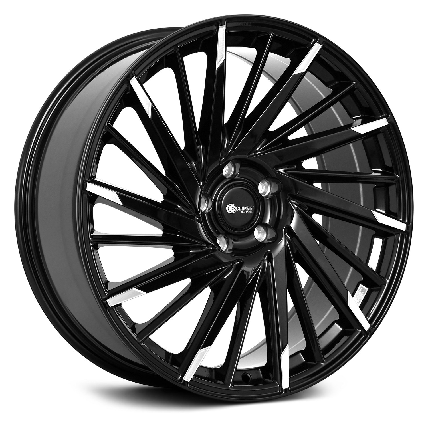 ECLIPSE® 105 Wheels - Gloss Black with Milled Accents Rims