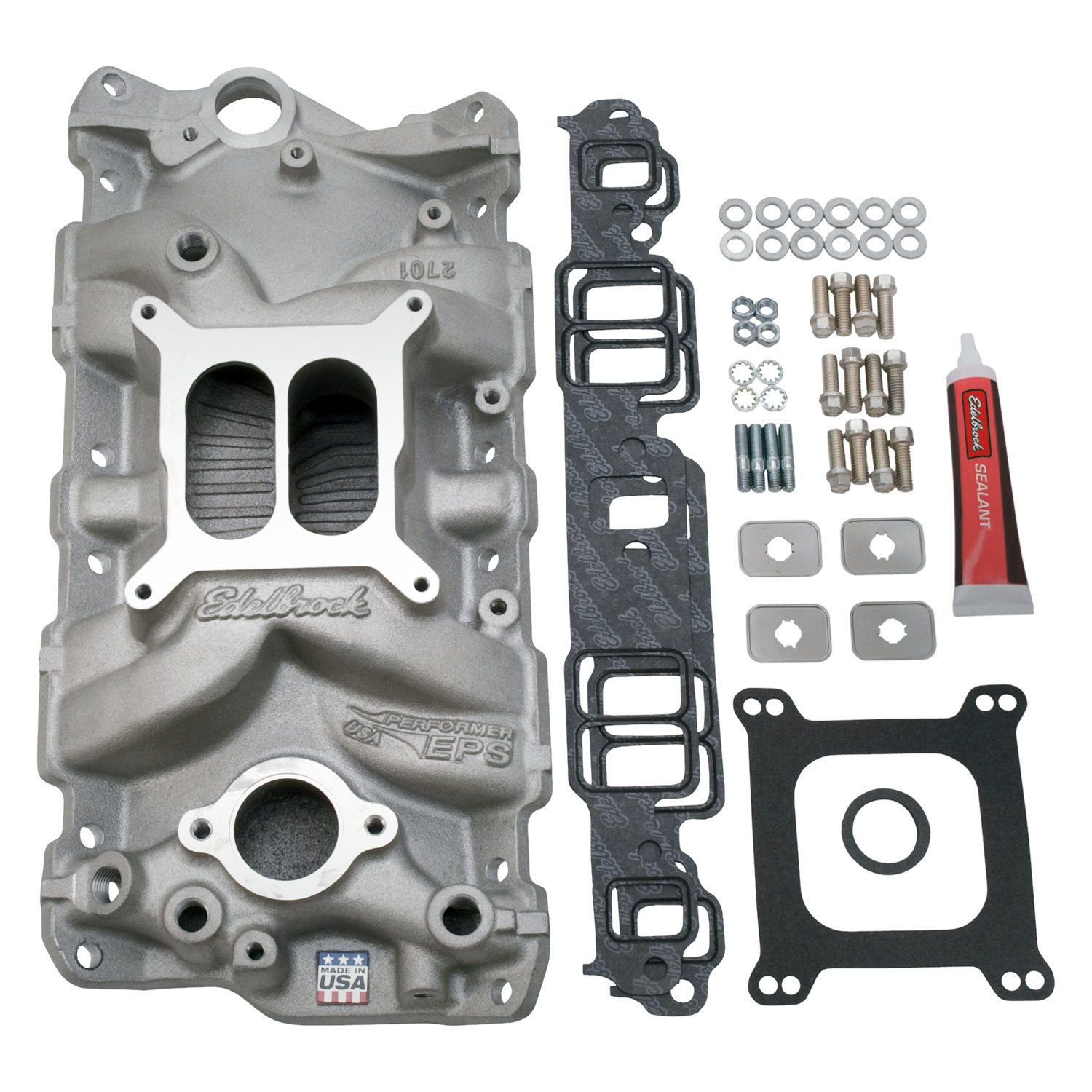 Edelbrock® 2040 - Performer™ EPS Satin Intake Manifold Installation Kit