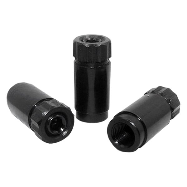 Engine Works® 31-8 - Polylocks Black Oxide Rocker Arm Nuts