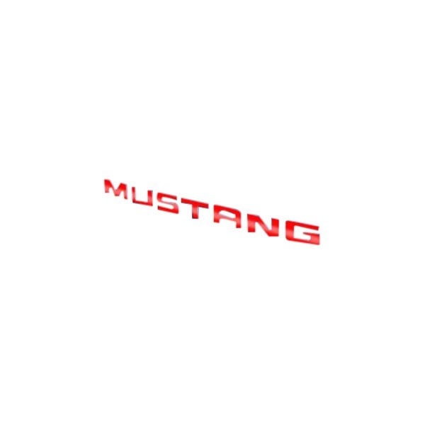 Eurosport Daytona® 4503R - "Mustang" Red Rear Bumper Lettering