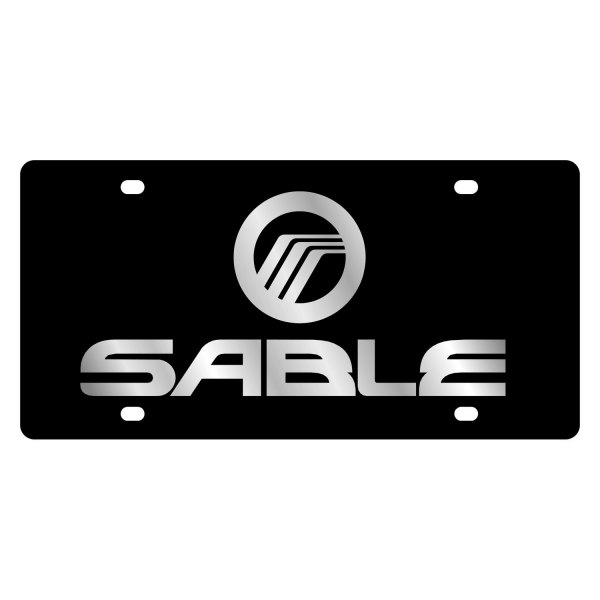 Eurosport Daytona® 3723-1 - Ford Motor Company Black License Plate with ...