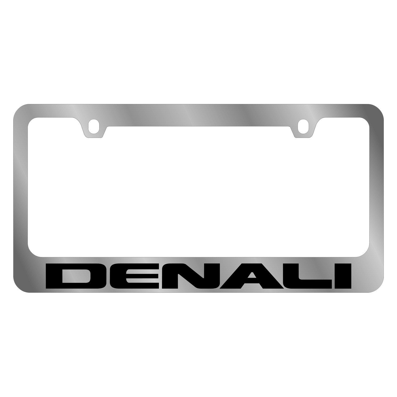 Eurosport Daytona® 5605WO-BK - GM 2-Hole Polished License Plate Frame ...