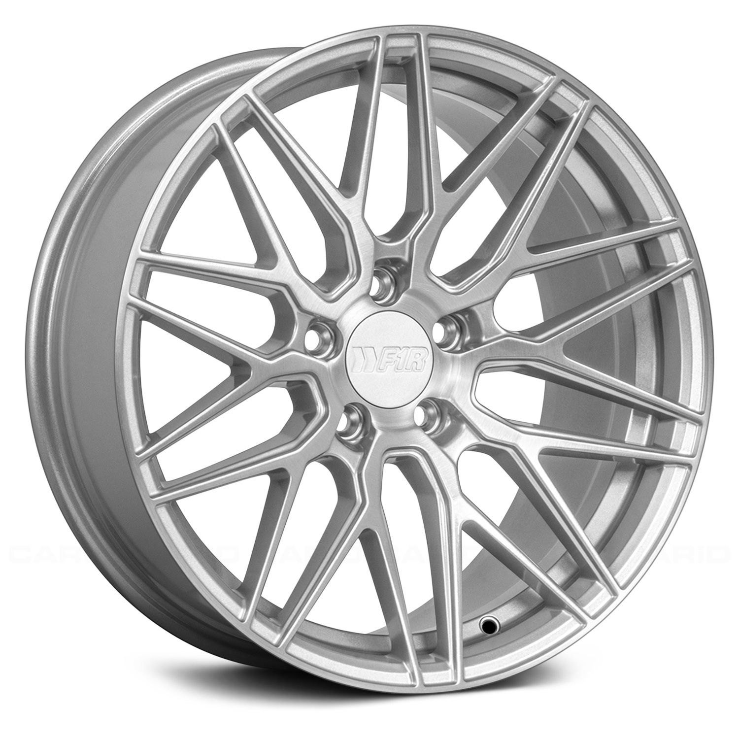 F1R® F103 Wheels - Brushed Silver Rims