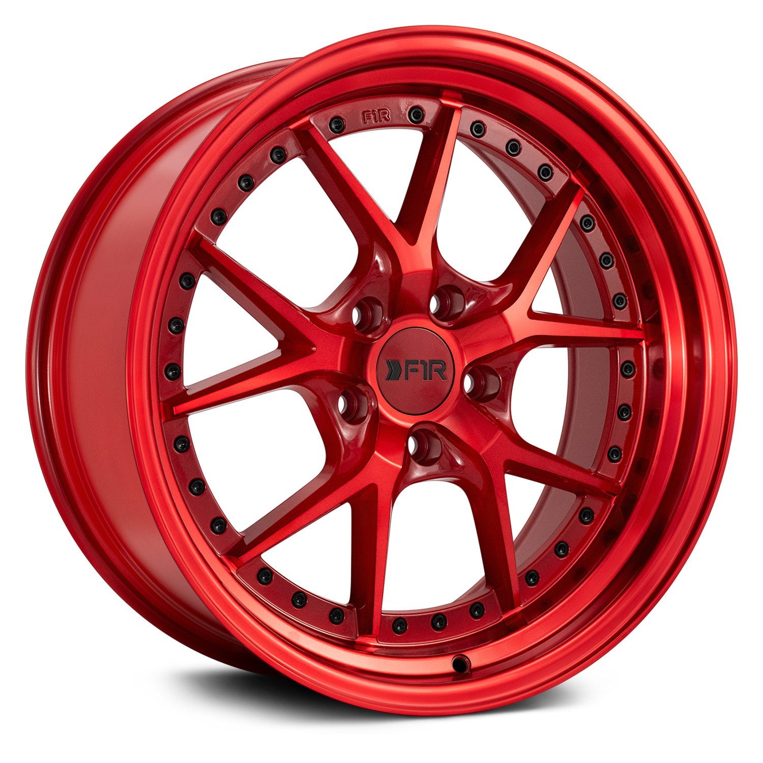 F1R® F105 Wheels - Candy Red Rims