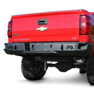 2017 Chevy Silverado 1500 Custom 4x4 Off-Road Steel Bumpers | CARiD