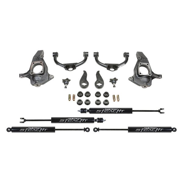 Fabtech® K1055M - 4" x 0" Budget Front and Rear Suspension Lift Kit