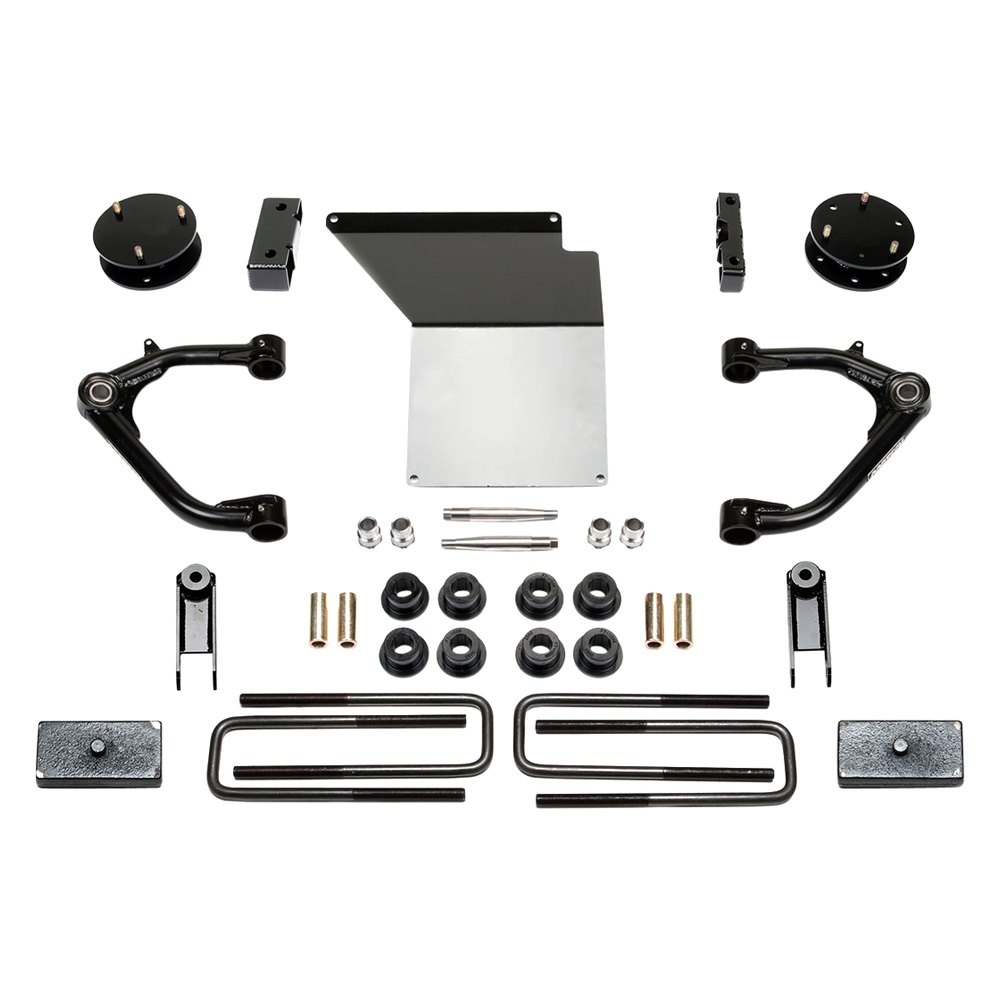 Fabtech® K1098 - 4" x 1.5" Uniball UCA Front and Rear Suspension Lift Kit