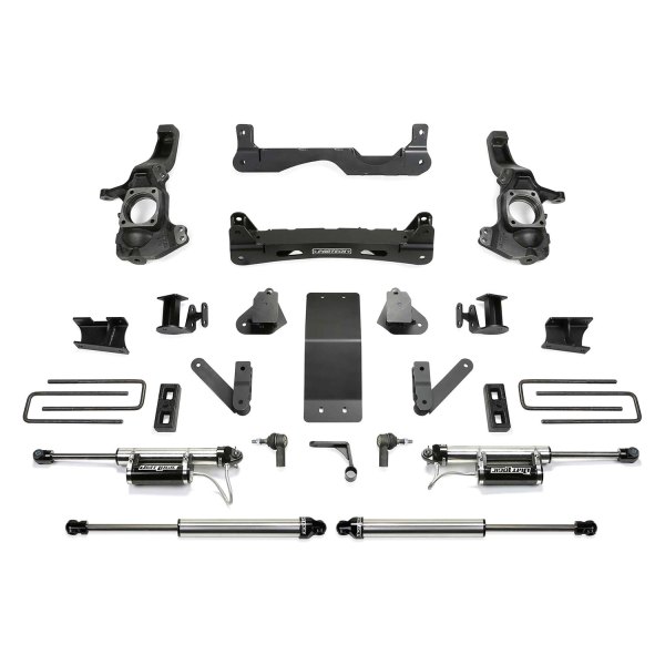 Fabtech® K1201DL - 4" x 4" Performance Front and Rear Suspension Lift Kit