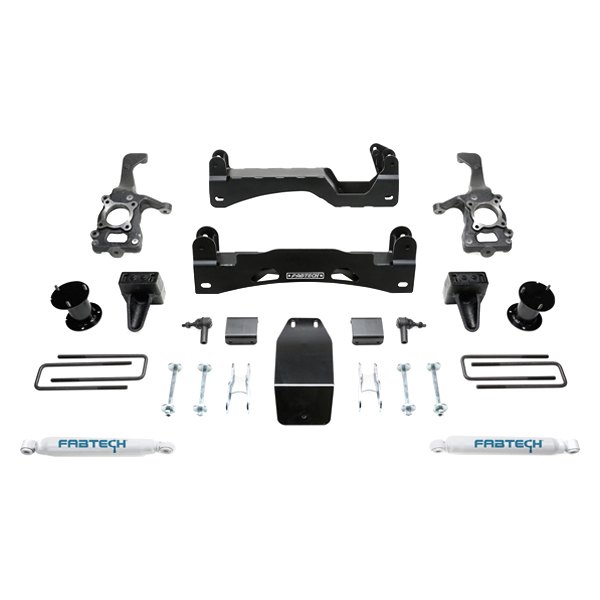 Fabtech® K2194 - 6" x 5" Basic Front and Rear Suspension Lift Kit