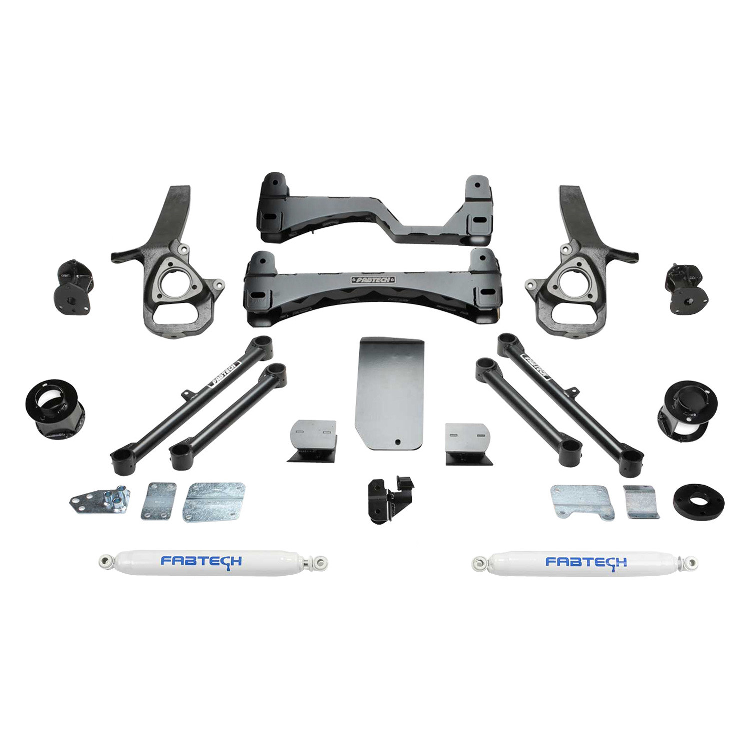 Fabtech® K3086 - 6" Basic Front and Rear Suspension Lift Kit