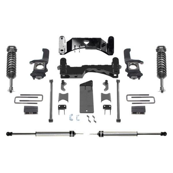 Fabtech® K7055DL - 6" x 3" Performance Front and Rear Suspension Lift Kit