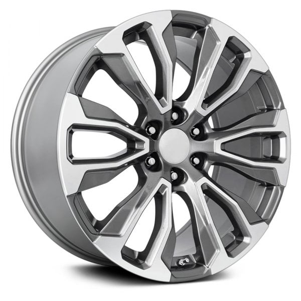 FACTORY REPRODUCTIONS REPLICAS® FR 203 Wheels - Gray with Machined Face ...