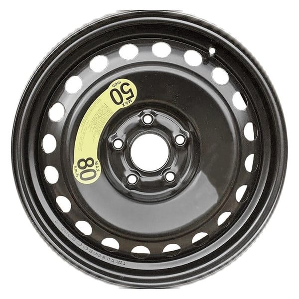 Factory Steel® STL70888U45 - 20-Hole Black 16x4 Steel Factory Wheel
