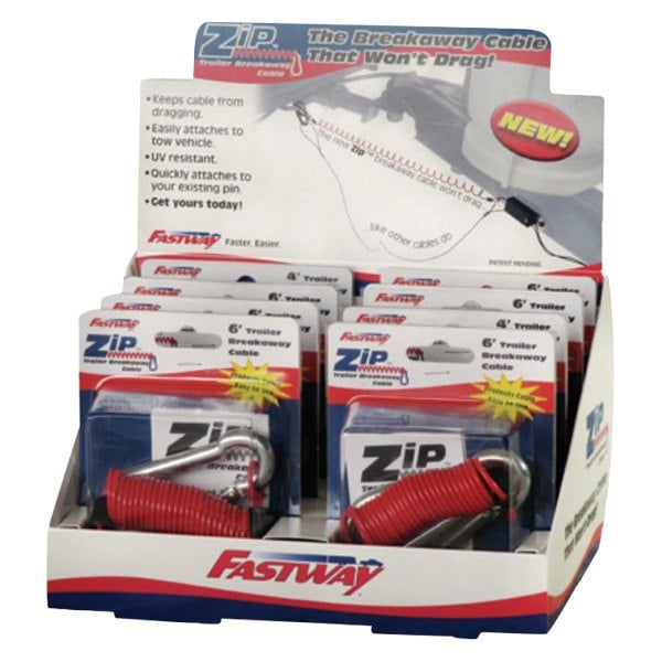 Fastway® 80-01-9214 - Zip™ Display Box with (8) 4' Breakaway Cables