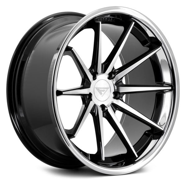 FERRADA® FR4 Wheels - Black with Machined Face Rims