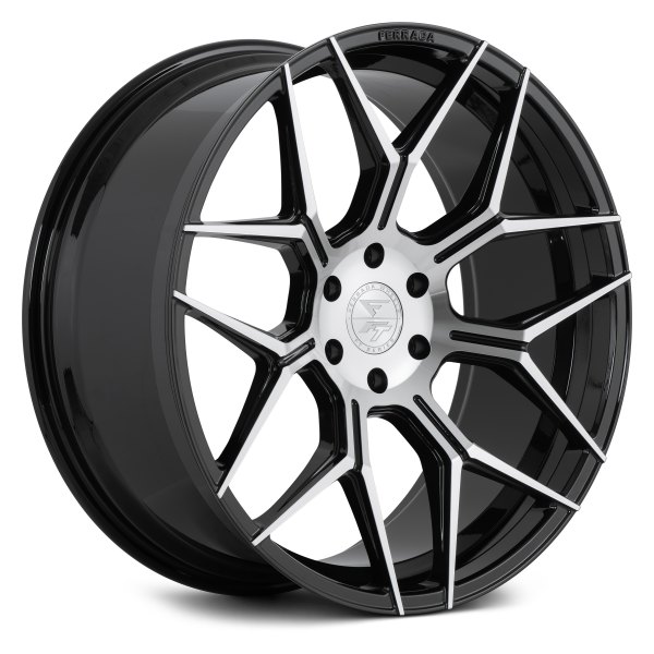 FERRADA® FT3 Wheels - Black with Machined Face Rims