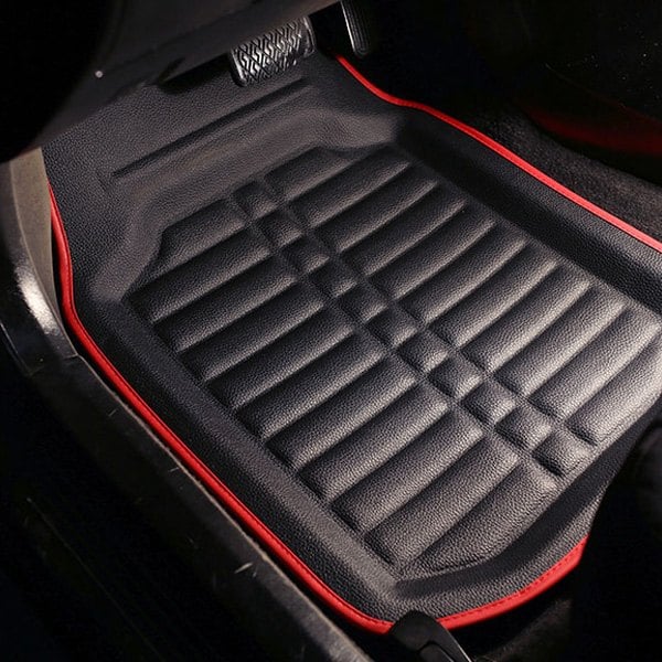 FH Group® - Deep Tray Non-Slip Leather Floor Mats FH Group® - Deep Tray Non-Slip Leather Floor Mats