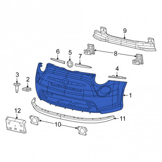 Fiat 500 Replacement Front Bumpers & Components — CARiD.com