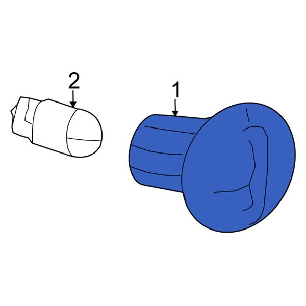 Fiat OE 5182414AA - Front Turn Signal Light Housing