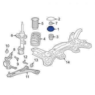 Fiat 500 OEM Suspension Parts | Shocks, Struts — CARiD.com
