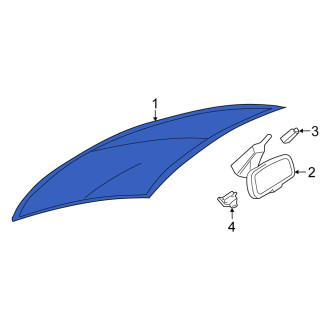 Fiat 500 Replacement Windshield Glass — CARiD.com