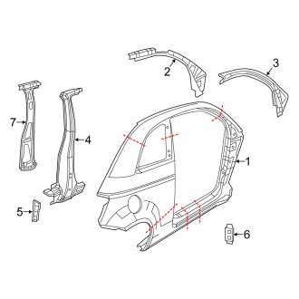2014 Fiat 500 OEM Chassis Frames & Body Parts — CARiD.com