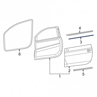 Fiat 500 Replacement Window Seals — CARID.com