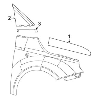 2013 Fiat 500 OEM Fenders - Front, Rear, Inner | CARiD