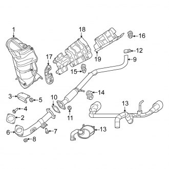 2012 Fiat 500 OEM Exhaust Parts - Systems, Tips | CARiD