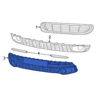 Fiat 500 Replacement Grille Assemblies — CARiD.com