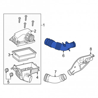 Fiat 500 OEM Air Intake Parts | Filters, Manifolds — CARiD.com