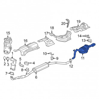Fiat 500 OEM Exhaust Parts | Systems, Tips, Pipes — CARiD.com
