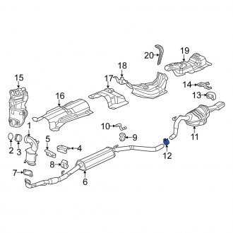 Fiat 500 OEM Exhaust Parts - Systems, Tips, Pipes | CARiD