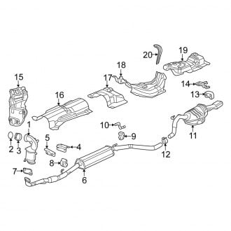 2015 Fiat 500 OEM Exhaust Parts - Systems, Tips | CARiD