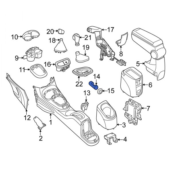 Fiat OE 4685590 - 12 Volt Accessory Power Outlet