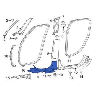 Fiat 500 Replacement Door Sills — CARiD.com
