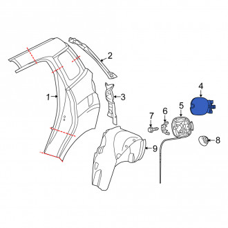 Fiat 500 Fuel Doors & Parts — CARiD.com