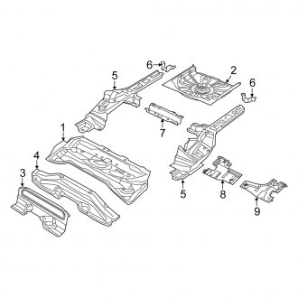 2018 Fiat 500X OEM Rocker Panels & Floors — CARiD.com
