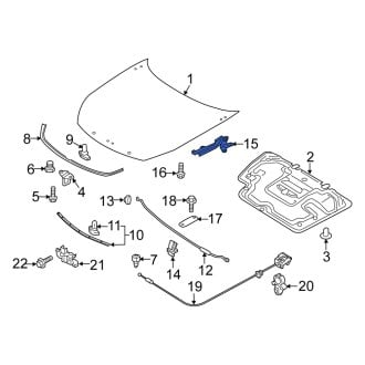 Fiat 124 Spider Hood Hinges & Springs — CARiD.com