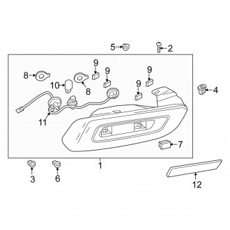 2019 Fiat 124 Spider OEM Tail Lights - LED, Fiber Optic | CARiD